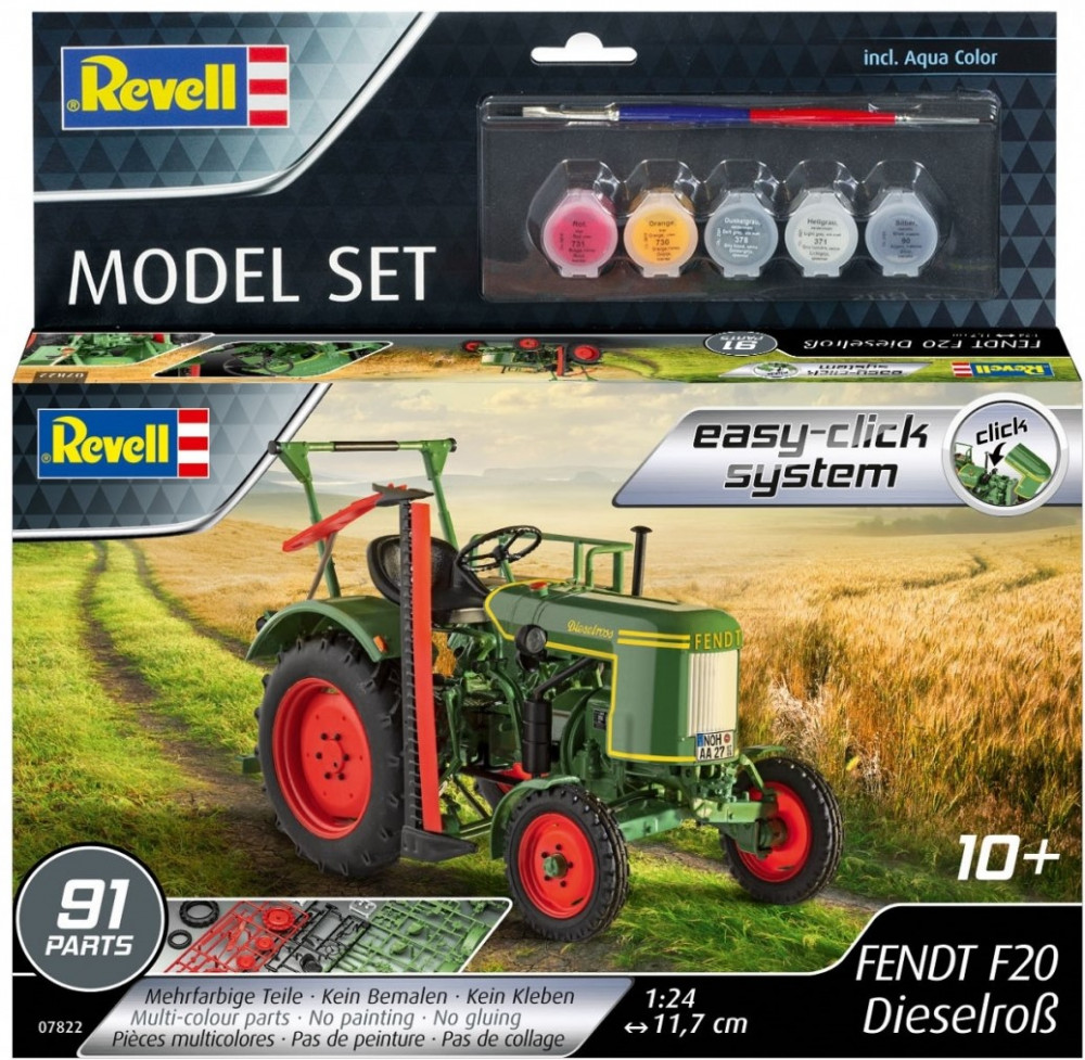 Revell Model Set Fendt F20 Dieselross easy-click makett - Mo
