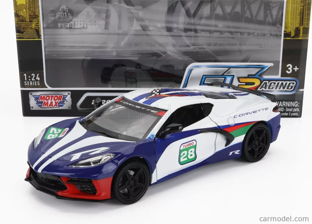 MotorMAx CHEVROLET CORVETTE N 28 RACING 2020 - Modellfutár