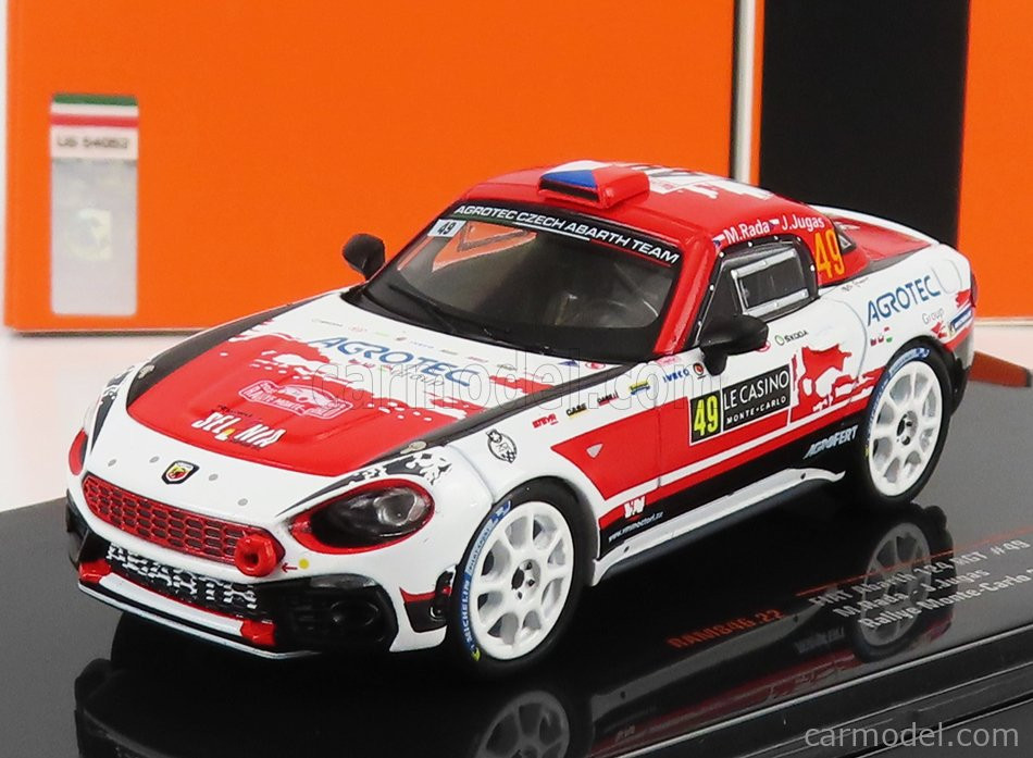 IXO FIAT 124 ABARTH RGT N 49 RALLY MONTECARLO 2022 M.RADA