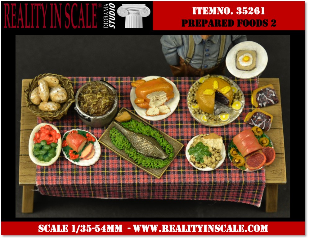 Reality In Scale Prepared Foods Set 2 - Modellfutár | Makett