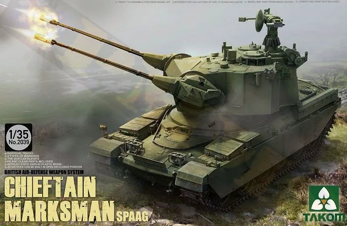 Takom British Air-defense Weapon System Chieftain Marksman S