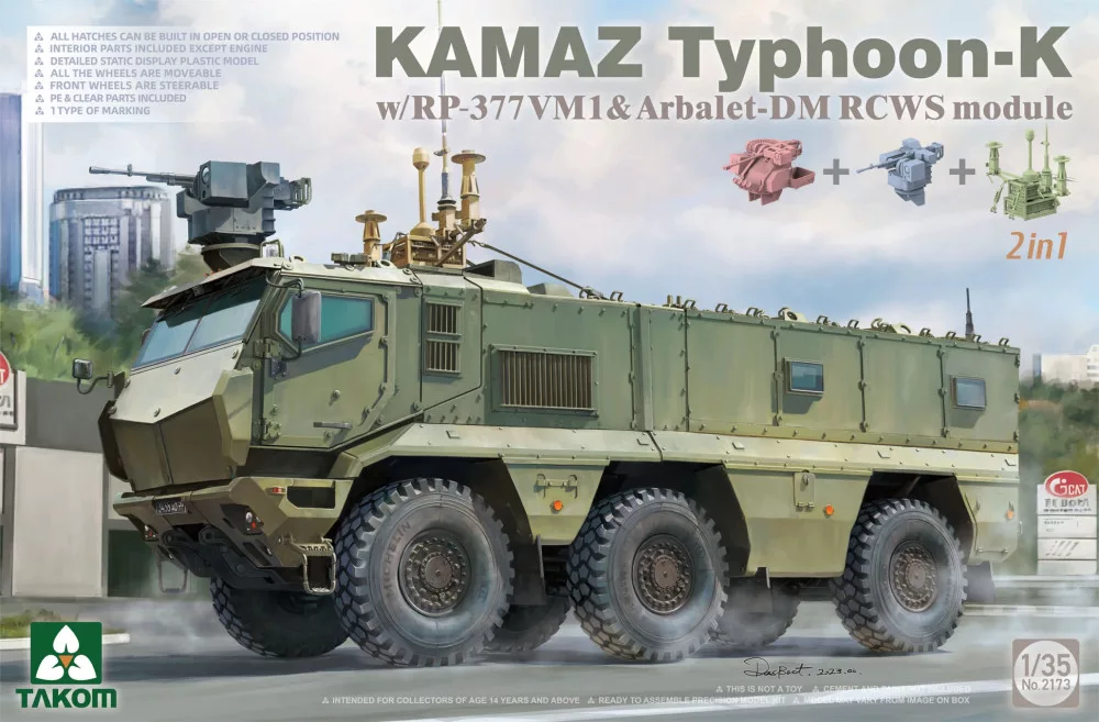 Takom Russian MRAP Typhoon K makett - Modellfutár | Makett,